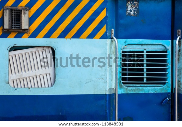 Indian Train Second Class Coach India Stock Photo 113848501 | Shutterstock