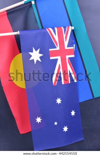 Indigenous Australia Flags Stock Photo 442554550 | Shutterstock