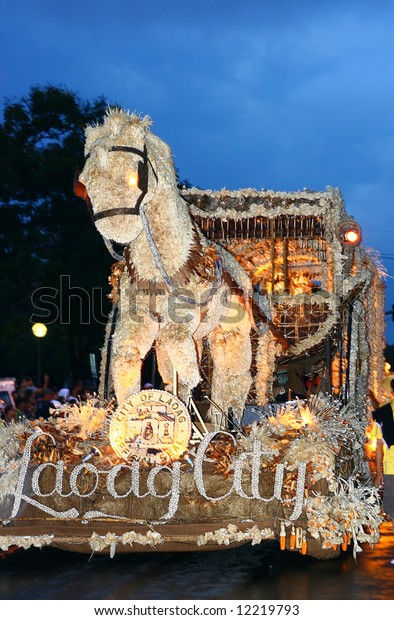 Indigenous Parade Float Made Bamboo Wood Stock Photo (Edit Now) 12219793