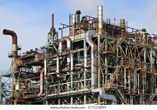 Industrial Complex Stock Photo (Edit Now) 177150899