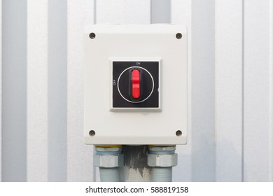 Industrial Switch Control Button Electrical Control Stock Photo ...