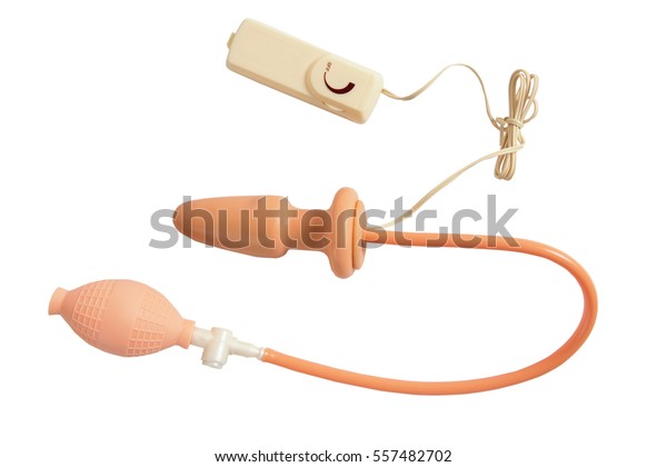 Inflatable Beige Butt Plug Isolated Over Stock Photo (Edit Now) 557482702