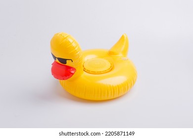 Inflatable Duck Float Put Wireless Aquatic Stock Photo 2205871149 ...