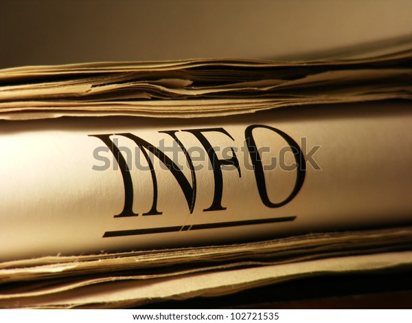 Info Newspaper Stock Photo 102721535 | Shutterstock