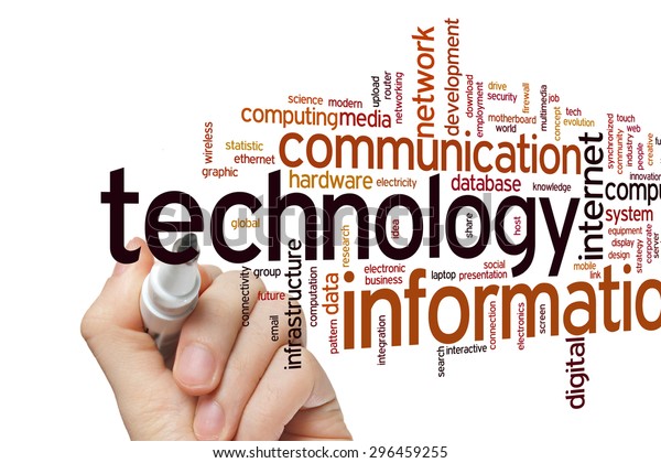 Information Technology Concept Word Cloud Background Stock Photo (Edit ...