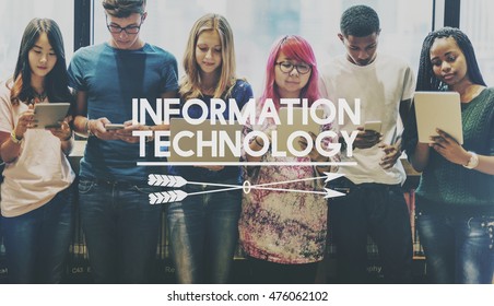 Information Technology Data System Concept Stock Photo 476062102 ...