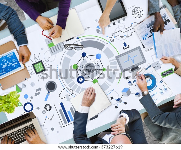 Information Technology Digital Network Concept Stock Photo 373227619 ...