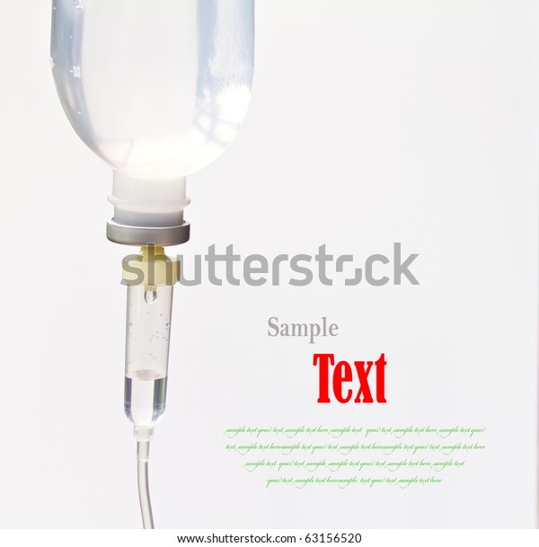 Infusion Bottle Iv Solution Stock Photo (Edit Now) 63156520