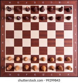 Initial Setup Chess Board Pieces Chess Stock Photo (Edit Now) 99299843