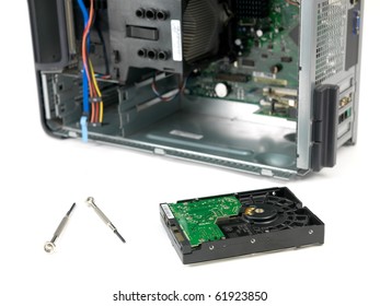 308 Open desktop computer tower Images, Stock Photos & Vectors ...