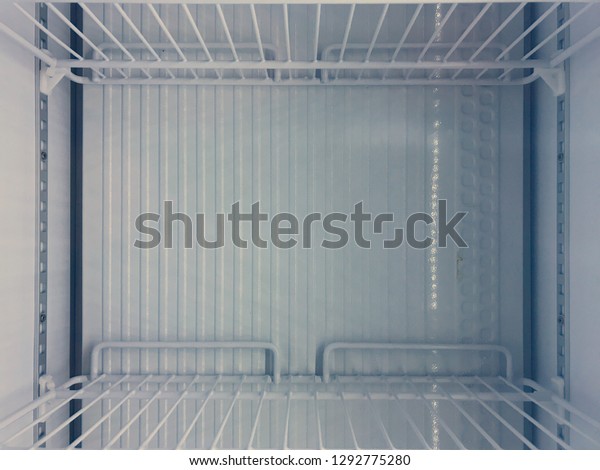 Inner View Inside Empty Refrigerator Freezer Stock Photo 1292775280 ...