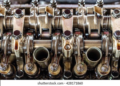 Repairing Modern Diesel Engine Closeup Camshaft Stock Photo (Edit Now ...