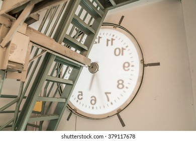 Inside Clock Tower Background Public Buildings Stock Photo 379117678 ...