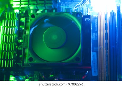Inside Computer Details Cpu Cooler Stock Photo 97002296 | Shutterstock