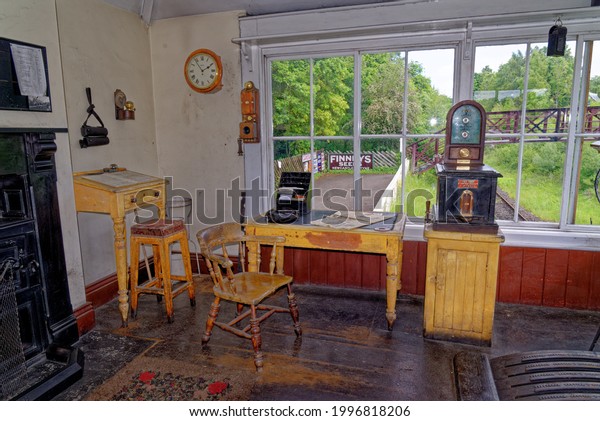 Inside Control Room Rowlew Train Station Stock Photo 1996818206 ...