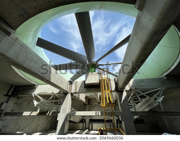 Inside Cooling Tower Fan Stack Stock Photo 2069660036 | Shutterstock