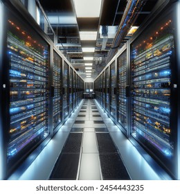 Quantum Computer Modern Data Center AI-generated image 2434427395 ...