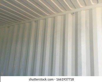 Inside Empty Shipping White Container Stock Photo 1661937718 | Shutterstock