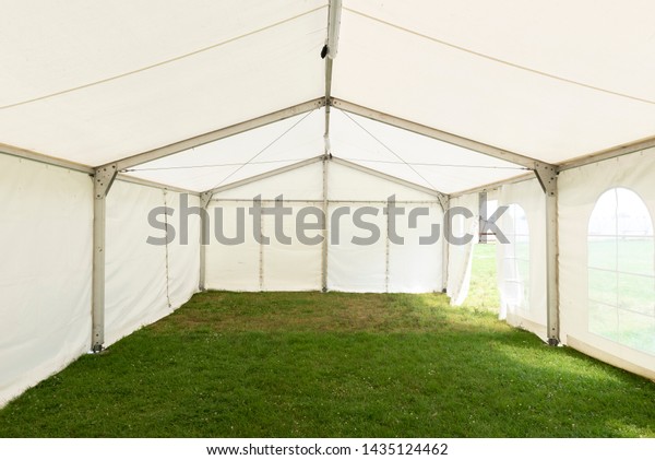 Inside Empty White Tent Waiting Event库存照片1435124462 | Shutterstock