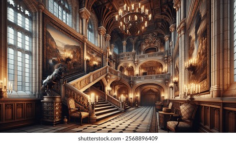 Interior Gothic Castles AI-generated image 2473243533 | Shutterstock