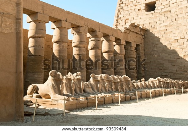 Inside Karnak Temple Complex Egypt Stock Photo 93509434 | Shutterstock