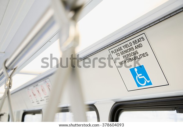 Inside Light Rail Train Stock Photo 378604093 | Shutterstock