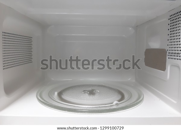 Inside Microwave Oven Stock Photo (Edit Now) 1299100729