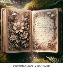 Inside Pages Fairy Diary AI-generated image 2396822965 | Shutterstock