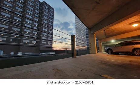 Inside Parking Structure Sunset Stock Photo 2163765951 | Shutterstock