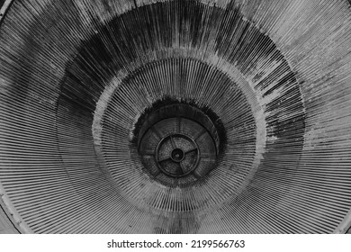 Inside Rocket Engine Nozzle Black White Stock Photo 2199566763 ...