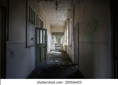 Inside View Deserted Run Down Building Stock Photo 205966423 | Shutterstock