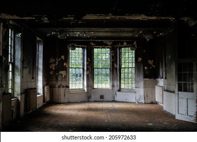 Inside View Deserted Run Down Building Stock Photo (Edit Now) 205972633