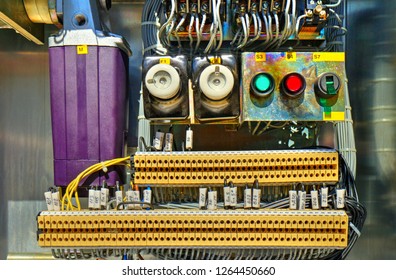 Inside View Electrical Control Cubicle High Stock Photo (Edit Now ...
