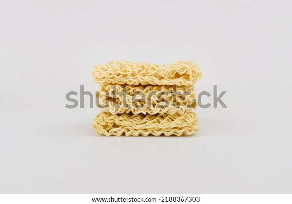 Instant Noodles 3 Different Type Stack Stock Photo 2188367303 ...