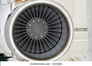 Turbine Blades Jet Engine Aircraft Technology Stock Photo 1818300803 ...