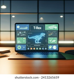 Integration Platform Logistics Called T-rex AI-generated image ...