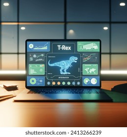 Integration Platform Logistics Called T-rex AI-generated image ...