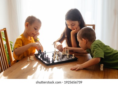 Intelectual Games Develop Childrens Thinking Skills Stock Photo ...