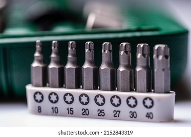 Interchangeable Screwdriver Bit Set Isolated On Stock Photo 2152843319 ...