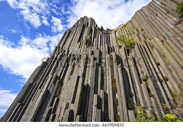 Interesting Polygonal Structures Basalt Columns Named Stockfoto (Jetzt ...