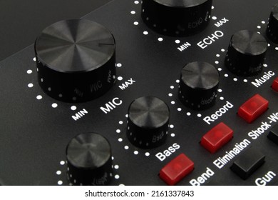 Interface Dials Button Control Sound External Stock Photo 2161337843 ...