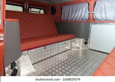 Interior Car Back Van Converted Into Stock Photo 1658829379 | Shutterstock