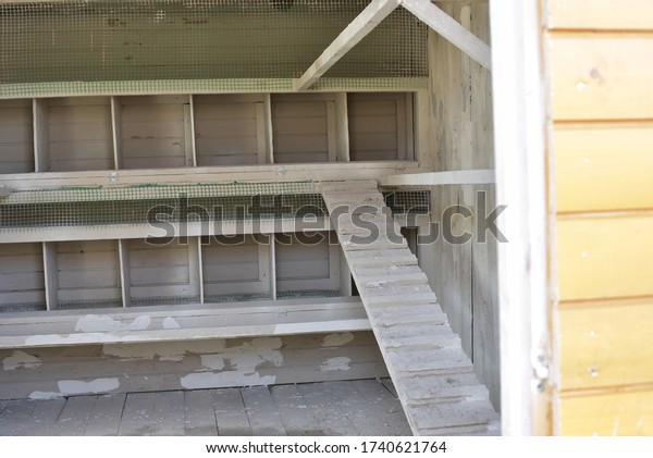 Interior Empty Chicken Coop Stock Photo 1740621764 | Shutterstock