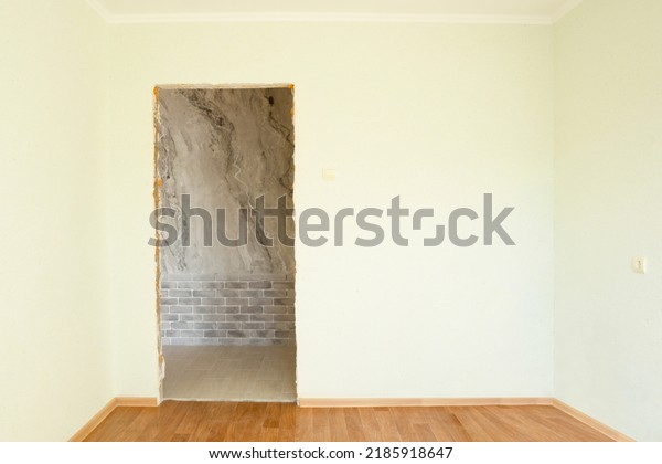 Interior Empty Room Without Door After Stock Photo 2185918647 ...