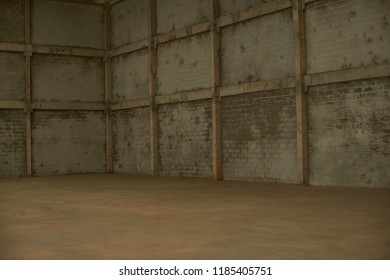 Interior Empty Warehouse Stock Photo 1185405751 | Shutterstock