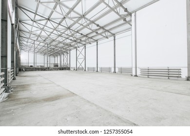 Interior Empty Warehouse Stock Photo 1257355054 | Shutterstock