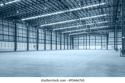 Interior Empty Warehouse Stock Photo (Edit Now) 505274005