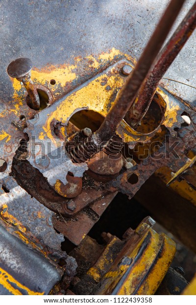 Interior Old Tractor Stock Photo 1122439358 | Shutterstock