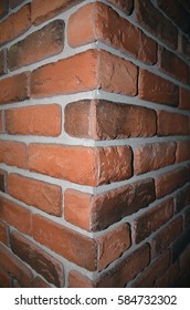 Interior Red Brick Column Stock Photo 584732302 | Shutterstock