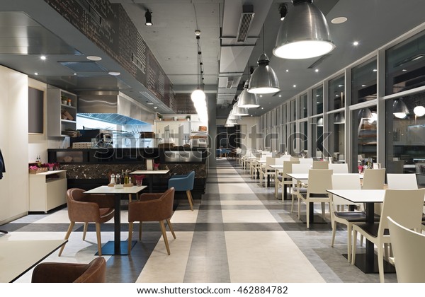Interior Restaurant Evening Stock Photo 462884782 | Shutterstock